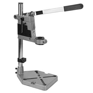 Drill Press Stand, Column Drill Stand Adjustable Drill Press Stand Benchtop Drill Presses Holder Bench Clamp Support Tool Drill Press Table Drill Stand Attachments for Drill Workbench Repair