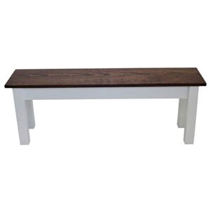 1776 rustic farmhouse dining bench