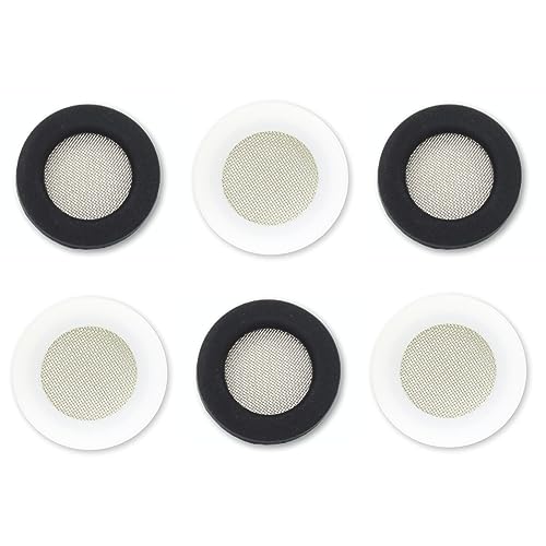 Black 20 pcs Silicone Washer Silicone Filter Gasket for Shower Head Water tap Faucet (White & Black 6 Pcs)