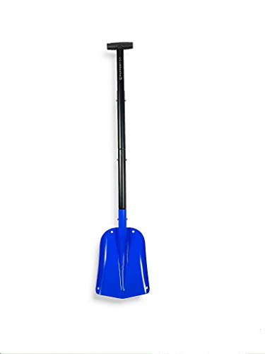 PUFFERFISH Really Big Sand Shovel™ - Sand Shovel for Beach, Foldable Shovel for Sand Castles, Lightweight Collapsible 4 Piece Aluminum Shovel,Customizable to 3 Different Lengths, Weight 1.7 Pounds