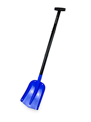 PUFFERFISH Really Big Sand Shovel™ - Sand Shovel for Beach, Foldable Shovel for Sand Castles, Lightweight Collapsible 4 Piece Aluminum Shovel,Customizable to 3 Different Lengths, Weight 1.7 Pounds