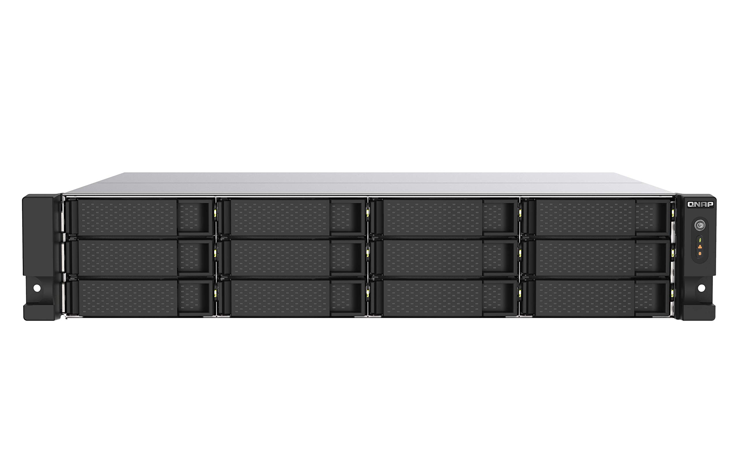 QNAP TS-1273AU-RP 12 Bay High-Performance Rackmount NAS with 2 x 2.5GbE Ports, Redundant PSU