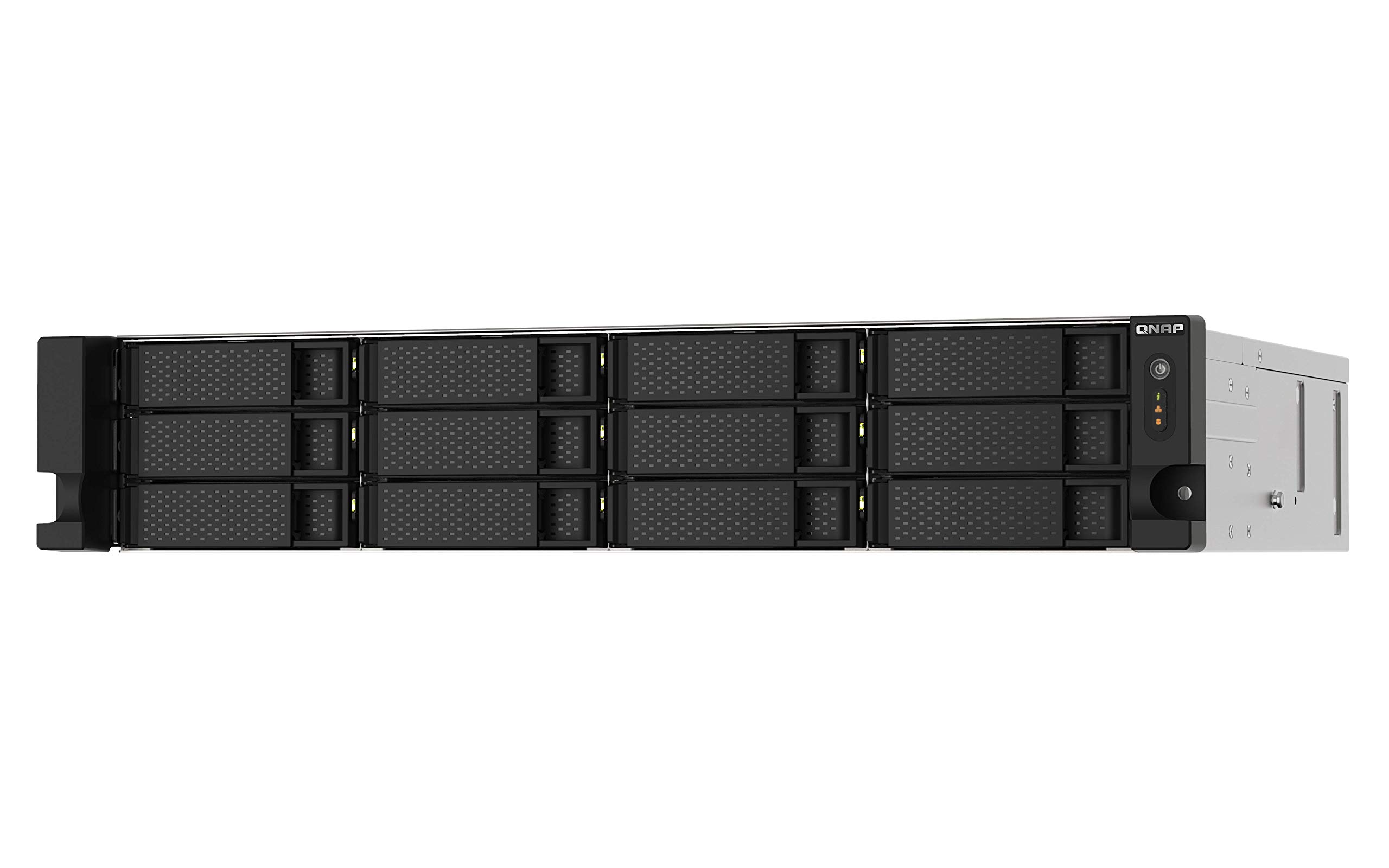 QNAP TS-1273AU-RP 12 Bay High-Performance Rackmount NAS with 2 x 2.5GbE Ports, Redundant PSU