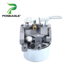 POSEAGLE 640054 Carburetor Replaces 640052, 640054, 640349, 640058, 640058A, Oregon 50-659, Rotary 14110 for Tecumseh HMSK80 HMSK90 HMSK100 LH318SA LH358SA 8HP 9HP 10HP Snowblower Generator Chipper