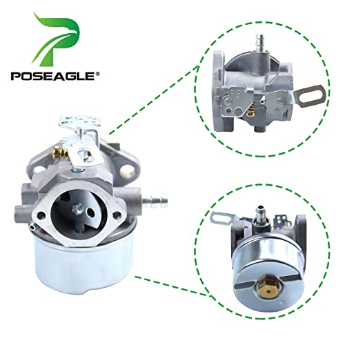 POSEAGLE 640054 Carburetor Replaces 640052, 640054, 640349, 640058, 640058A, Oregon 50-659, Rotary 14110 for Tecumseh HMSK80 HMSK90 HMSK100 LH318SA LH358SA 8HP 9HP 10HP Snowblower Generator Chipper