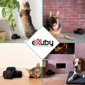 eXuby Pet-Safe & Child-Safe Rat Traps w/Tunnel Design (3-Pack) – Dual Entry for Better Capture Rate - No Harmful Poison - Prevents Accidental Triggering - Avoid Finger Snapping - Setup in Seconds