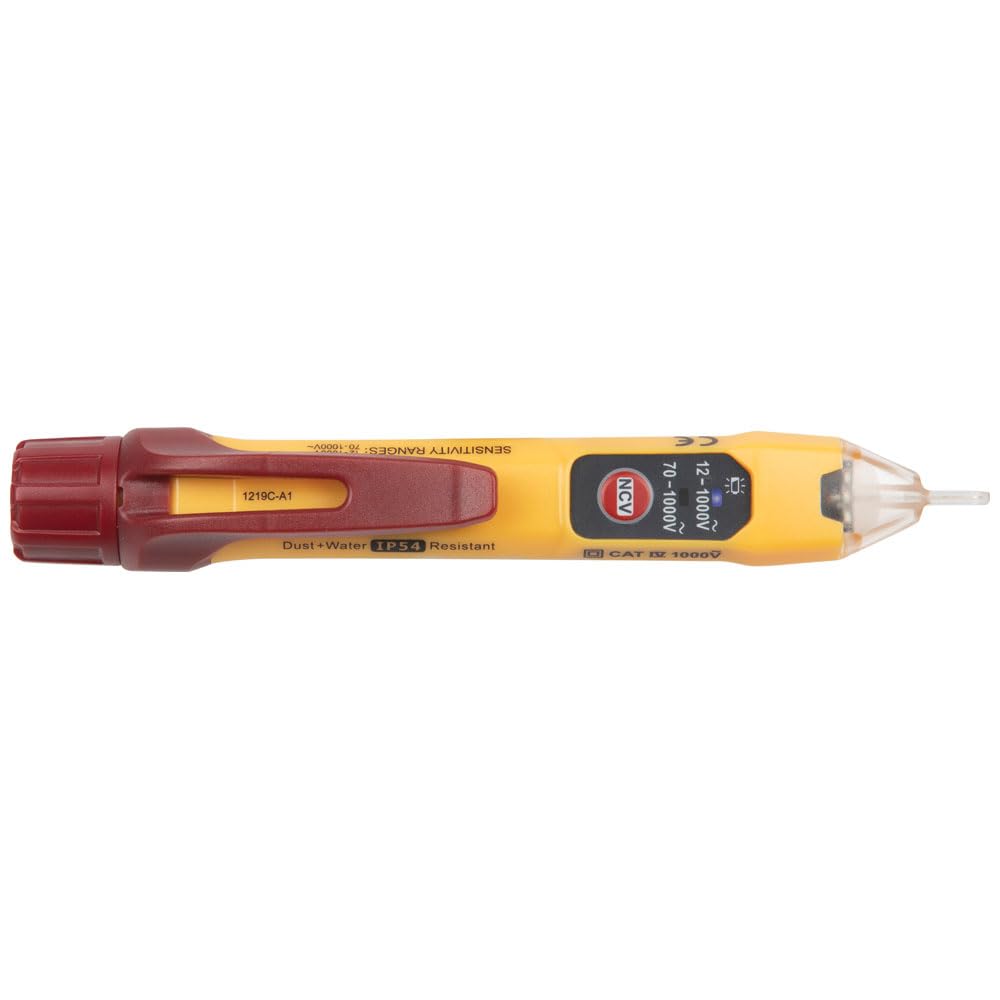 Klein Tools NCVT2PKIT Non-Contact Voltage Tester with Outlet Tester, 12-48V AC or 48 - 1000V AC Dual Range for Broad Application