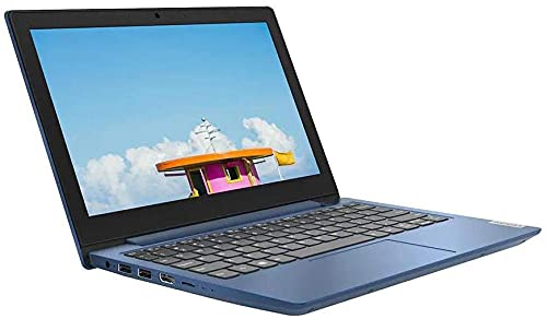 Lenovo 2021 Newest ideapad Compact Laptop for School and Home: 11.6" HD Display, Intel Dual-Core Celeron, 4GB RAM, 64GB Storage, WiFi, BT, HDMI, Dolby Audio, Office 365, Win10 S, June Cloth