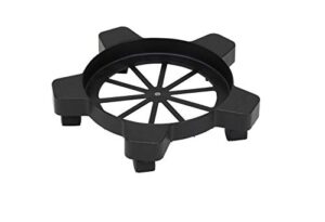 vestil pdd-5 drum dolly plastic, black, 5-7 gallon, 80# capacity