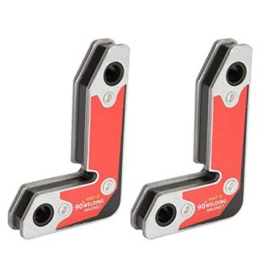 Pupilash Welding Magnet- Strong Welding Magnet Clamp Magnetic Holder Inside/Outside Fixer Welder Tool 30/60/90 Degree 2Pcs