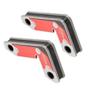 Pupilash Welding Magnet- Strong Welding Magnet Clamp Magnetic Holder Inside/Outside Fixer Welder Tool 30/60/90 Degree 2Pcs