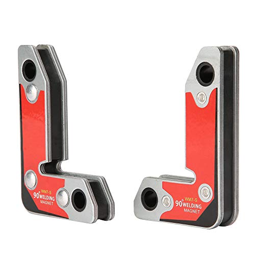 Pupilash Welding Magnet- Strong Welding Magnet Clamp Magnetic Holder Inside/Outside Fixer Welder Tool 30/60/90 Degree 2Pcs