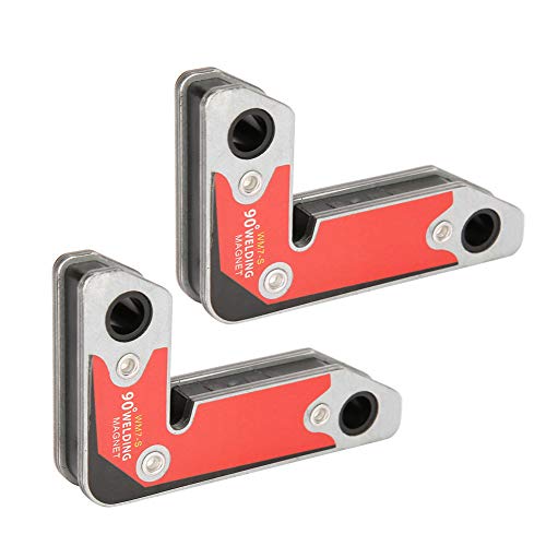 Pupilash Welding Magnet- Strong Welding Magnet Clamp Magnetic Holder Inside/Outside Fixer Welder Tool 30/60/90 Degree 2Pcs