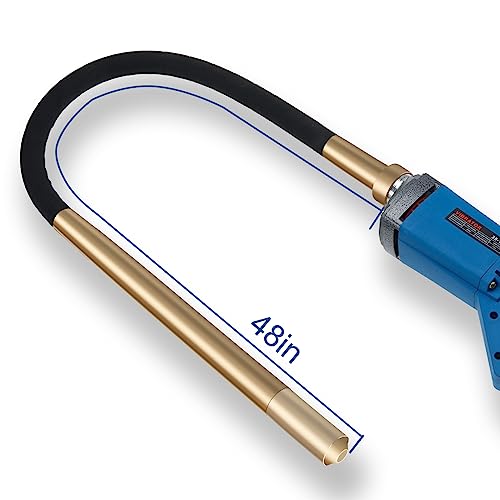 Concrete Vibrator, 3/4HP 800W Electric Hand Held Power Concrete Vibrator with 1.2M Hose