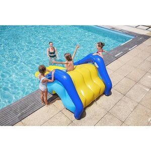 Bestway H2OGO! Giant Inflatable Outdoor Swimming Pool Water Slide with Built-In Sprinkler, Large Platform, and 4 Water Chambers for Stability