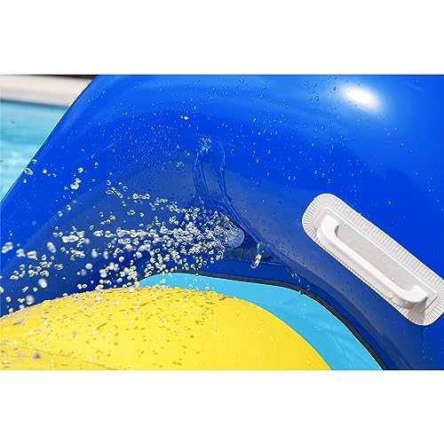 Bestway H2OGO! Giant Inflatable Outdoor Swimming Pool Water Slide with Built-In Sprinkler, Large Platform, and 4 Water Chambers for Stability