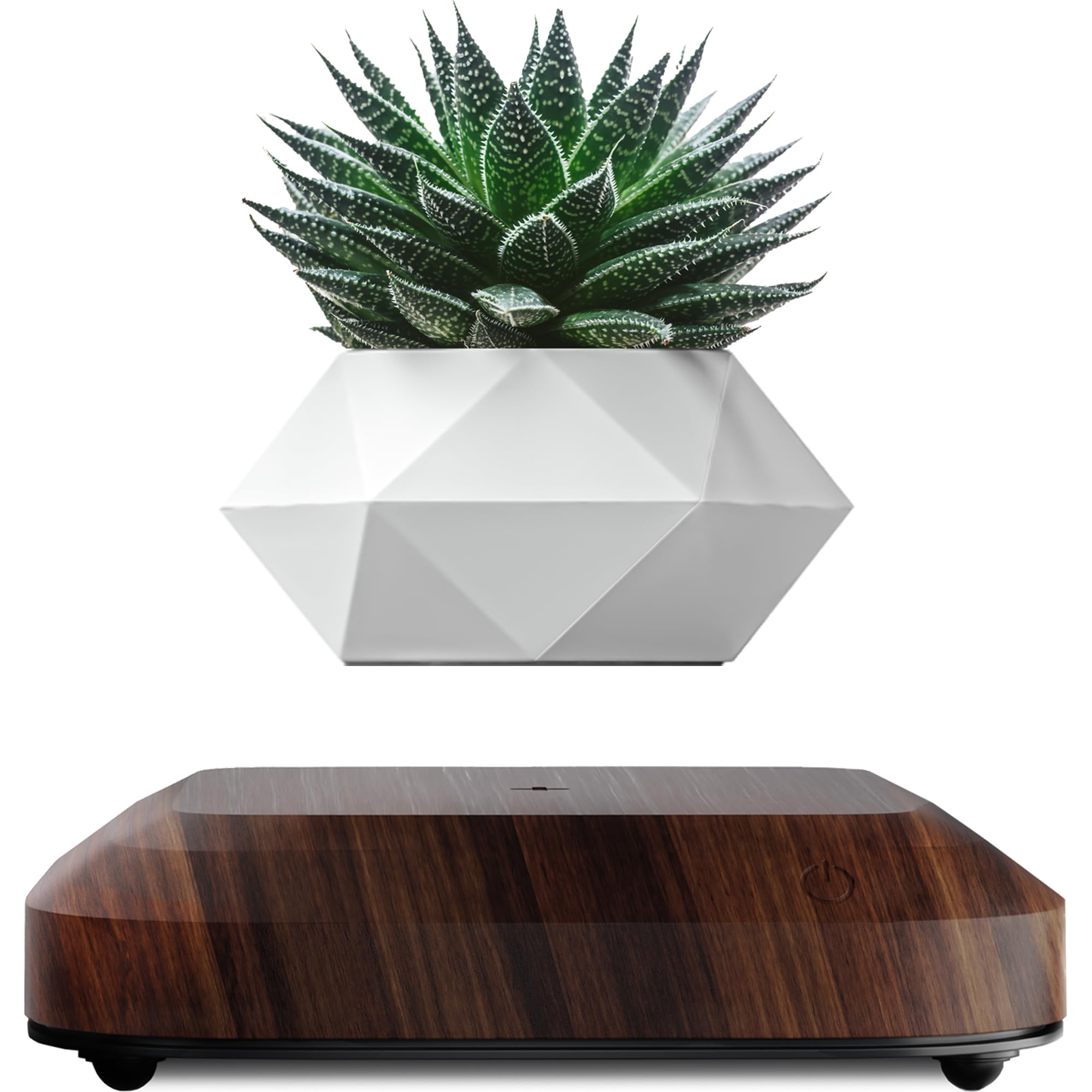 LEVINA Floating Plant Pot - Authentic Levitating Plant Pot for Air Plants, Magnetic Rotating Air Bonsai Planter, Floating Planter, Bonsai Pot, Unique Decor Air Plant Pot, Room Decor Tech Toys