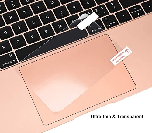 [2PCS] Trackpad Protector for 2021 2020 MacBook Air 13 Inch A2337 M1 A2179 A1932 Touch Pad Cover Skin Anti-Scratch Anti-Water for 2021 MacBook Air 13 Inch A2337 A2179 A1932 Touch ID Accessories, Clear