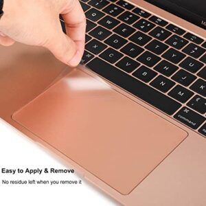 [2PCS] Trackpad Protector for 2021 2020 MacBook Air 13 Inch A2337 M1 A2179 A1932 Touch Pad Cover Skin Anti-Scratch Anti-Water for 2021 MacBook Air 13 Inch A2337 A2179 A1932 Touch ID Accessories, Clear