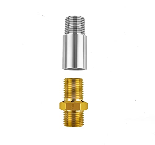 Liquid Propane Gas Fire Pit 1/2" LP Air Mixer Valve - Stainless Steel and Solid Brass, Air Mixture Valve High Capacity BTU