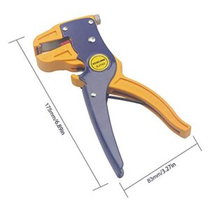 VCELINK Automatic Wire Stripper and Cutter, Professional 2 in 1 Adjustable Electrical Cable Wire Stripping Tool&Eagle Nose Pliers (7-Inch)