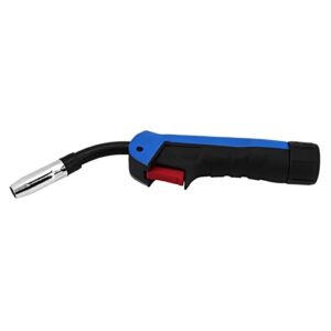 MIG/MAG 15AK Welding Torch Head Carbon Dioxide Welding Gun Part Head Replacement Rubber Handle Welding Cutter Torch Body Head for 150A-250A Welding Machine