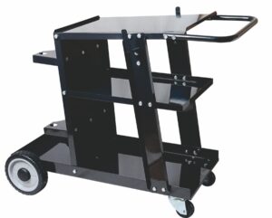 weldpro multi function 3 tier welding cart. tig, mig, stick or plasma, gas bottle and accessory storage.