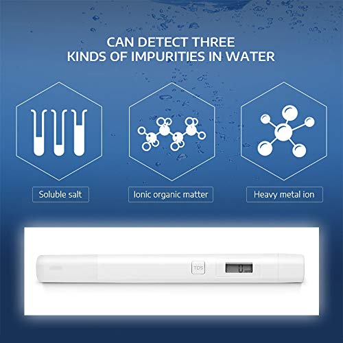 mijia Water Quality Test Pen,TDS Tester Water Quality Meter Tester Pen Water Measurement Tool