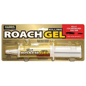 harris roach gel, ready to use cockroach killer for indoor and outdoors, extra large size 60g