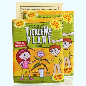 TickleMe Plant Seed Packets (2) with Zombie Plant Seed Packets (2)