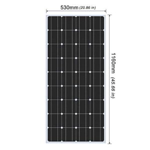 XINPUGUANG Solar Panel Kit 200 Watt 12 Volt,2pcs 100 Watt Moncrystalline Module,20A Charge Controller, Extension Cable,Mounting Brackets for Off Grid RV Trailer Camper Marine (200W Solar Kits)