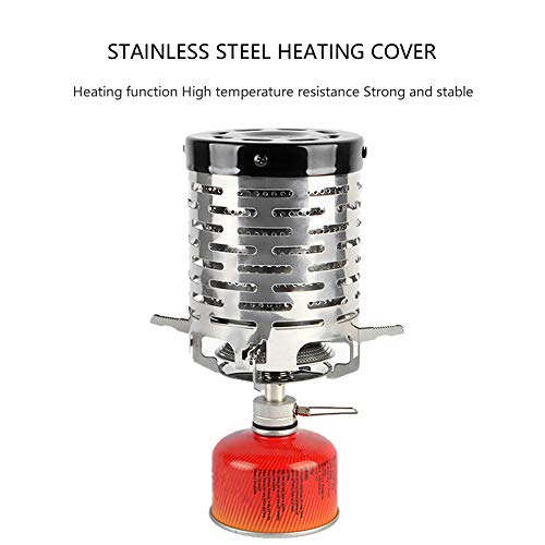 Stainless Steel Propane, Outdoor Propane Patio Heater Steel Patio Heater Replacement Parts for Outdoor Patio Heater Portable Camping Heaters Mini Heater Cover with Handle