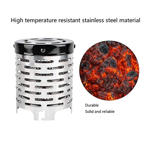 Stainless Steel Propane, Outdoor Propane Patio Heater Steel Patio Heater Replacement Parts for Outdoor Patio Heater Portable Camping Heaters Mini Heater Cover with Handle