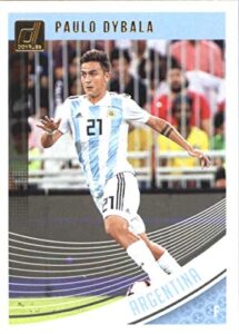 2018-19 donruss #90 paulo dybala argentina soccer trading card