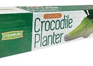 Streamline Imagined Crocodile Flower Planter Pot