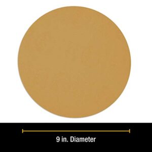 Dura-Gold Premium 9" Drywall Sanding Discs Variety Pack Box - 60, 80, 120, 180, 240 Grit (2 Discs Each, 10 Total) - Sandpaper Discs with Hook & Loop Backing, Fast Cutting For Drywall Power Sander Wood