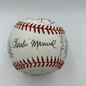 2008 Philadelphia Phillies World Series Champs Team Signed W.S. Baseball JSA COA - Autographed Baseballs