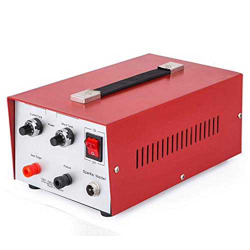 Jewelry Spot Welder,2 in 1 Pulse Sparkle Spot Welder Electric Soldering Handheld Jewelry Laser Welding Machine Spot Welder Necklace Gold Silver Platinum Jewelry Moulding Tools