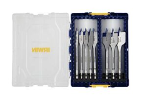 irwin speedbor max drill bit set, 8-piece (iwax128pc)