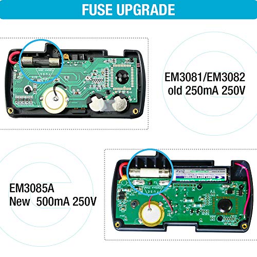 allsun Auto Ranging Pocket Tiny Digital Multimeter, Mini Electrical Travel Meter AC/DC Ohm Volt NCV Amp Capacitance Frequency Diode Continuity