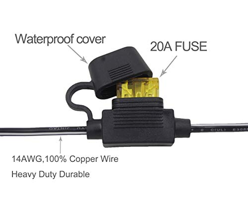 SCCKE 10FT 14AWG SAE to SAE Extension Cable Quick Disconnect Wire Harness SAE Connector/SAE TO SAE Heavy Duty Extension Cable