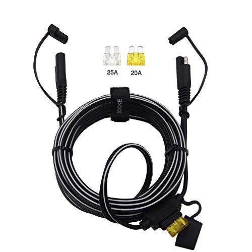 SCCKE 10FT 14AWG SAE to SAE Extension Cable Quick Disconnect Wire Harness SAE Connector/SAE TO SAE Heavy Duty Extension Cable