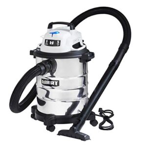 6 gallon stainless steel wet & dry vacuum 5.0 peak hp