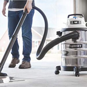 6 Gallon Stainless Steel Wet & Dry Vacuum 5.0 Peak HP