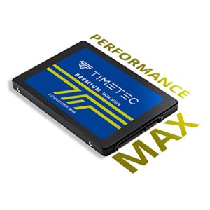 Timetec 512GB SSD 3D NAND SATA III 6Gb/s 2.5 Inch 7mm (0.28") Read Speed Up to 550 MB/s SLC Cache Performance Boost Internal Solid State Drive for PC Computer Desktop and Laptop (512GB)