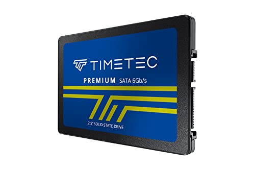 Timetec 512GB SSD 3D NAND SATA III 6Gb/s 2.5 Inch 7mm (0.28") Read Speed Up to 550 MB/s SLC Cache Performance Boost Internal Solid State Drive for PC Computer Desktop and Laptop (512GB)