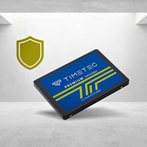 Timetec 512GB SSD 3D NAND SATA III 6Gb/s 2.5 Inch 7mm (0.28") Read Speed Up to 550 MB/s SLC Cache Performance Boost Internal Solid State Drive for PC Computer Desktop and Laptop (512GB)