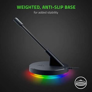 Razer Mouse Bungee V3 Chroma - Mouse Cable Holder with RGB Lighting (Spring Arm with Cable Clip, Heavy Non-Slip Base, Cable Management) Black