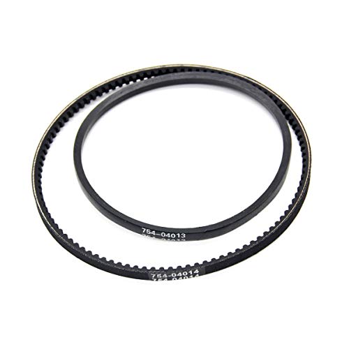 Gpartsden 754-04013 754-04014 954-04013 954-04014 Auger Drive V Belt Kit Replacement for MTD Troy Bilt 2007 and After Series Two-Stage Snow Thrower