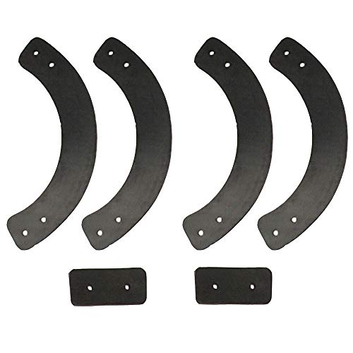 Gpartsden 753-04472 Rubber Paddle Kit for MTD Snow Throwers Snowblower Replaces 735-04032 735-04033 953-04472